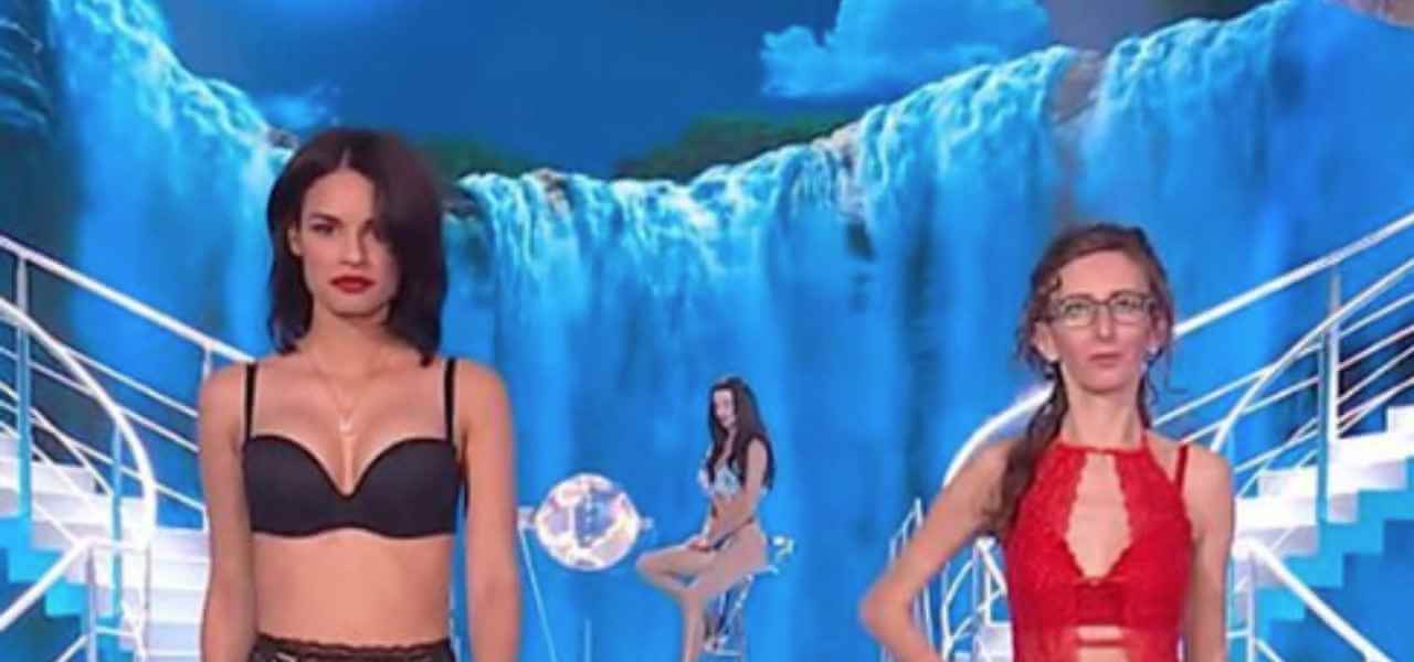 Sfilata intimo belli vs brutti/ Foto, la vittoria è scontata ma... (Ciao Darwin)