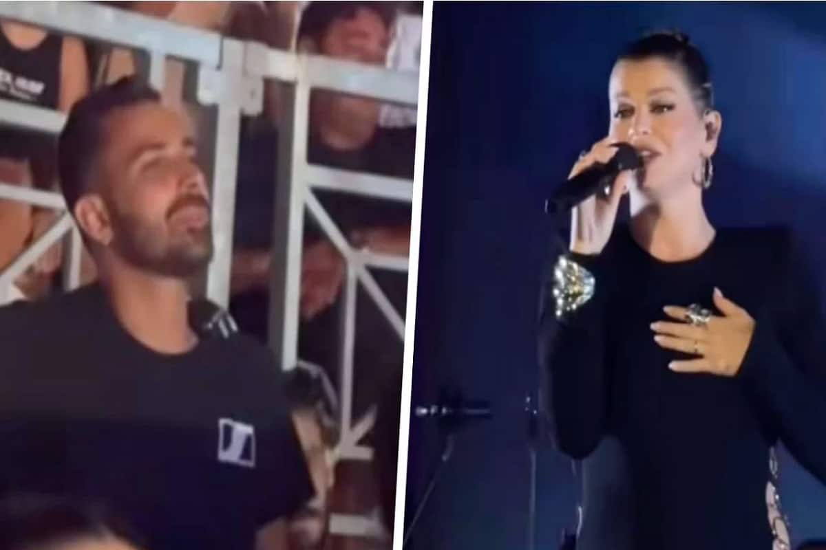 Alessandra Amoroso, la dedica al fidanzato Valerio/ Video: romantico siparietto durante il concerto